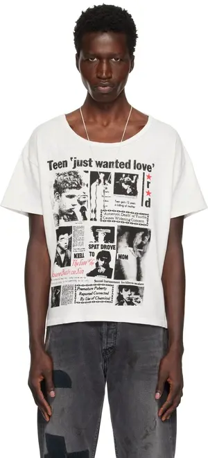 Enfants Riches DéPriméS White 'Teen Just Wanted Love' T-Shirt